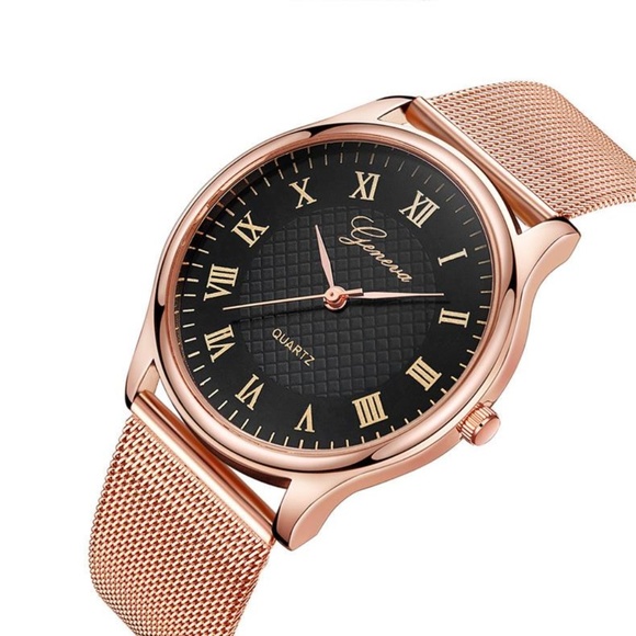 Accessories | New Luxury Geneva Stainless Steel Quartz Watch | Poshmark